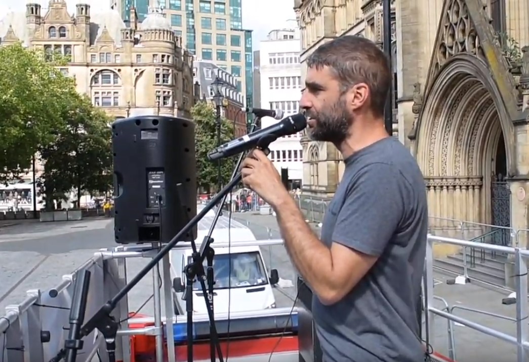 Adie Speaking At The Peterloo 200 Event - The Word Newspaper